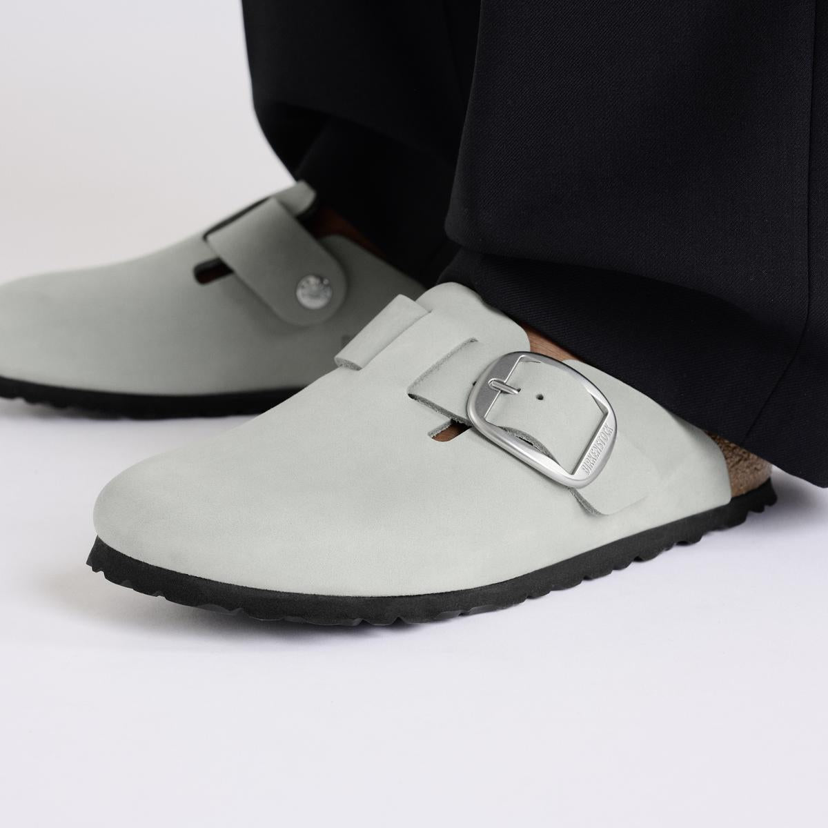 Boston Big Buckle Nubuck Leather in Pure Sage – BIRKENSTOCK NZ