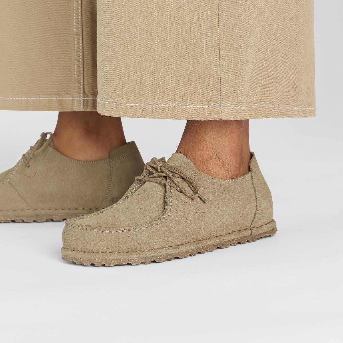 Utti Lace Suede Leather in Grey Taupe – BIRKENSTOCK NZ