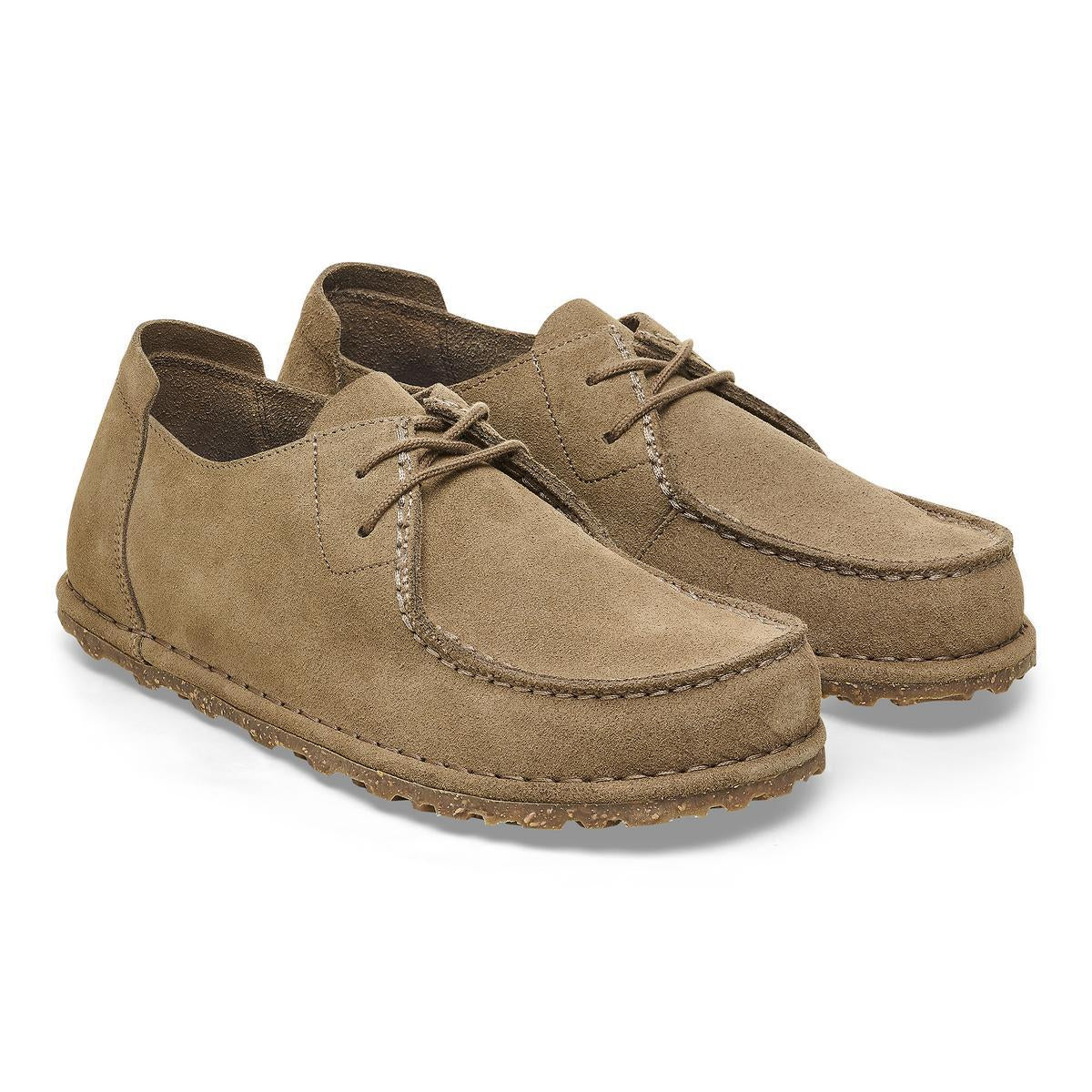 Utti Lace Suede Leather in Grey Taupe – BIRKENSTOCK NZ
